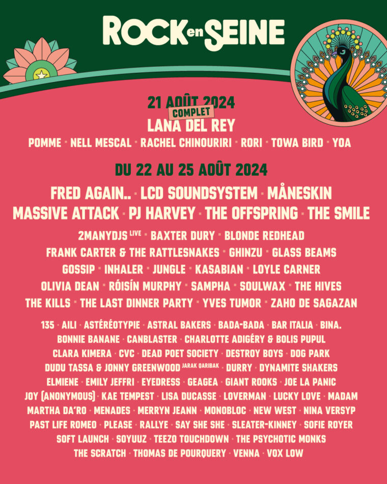 Une playlist Rock en Seine 2024 pour s'ambiancer avant la fête